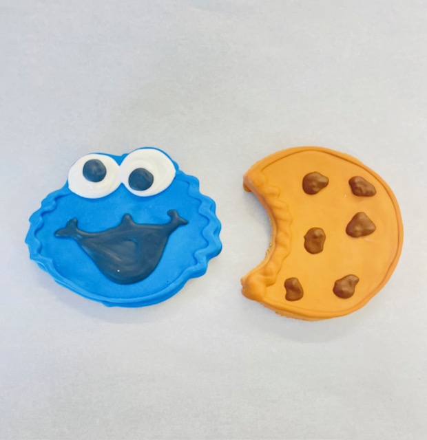 Cookie Monster 3.5″ – Lucky Biscuit Pet Bakery